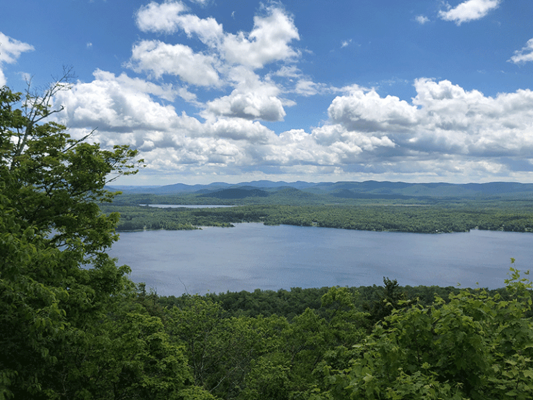 Panther Mountain (Echo Cliffs) is a short hike to a great view of Piseco Lake and the southern ...