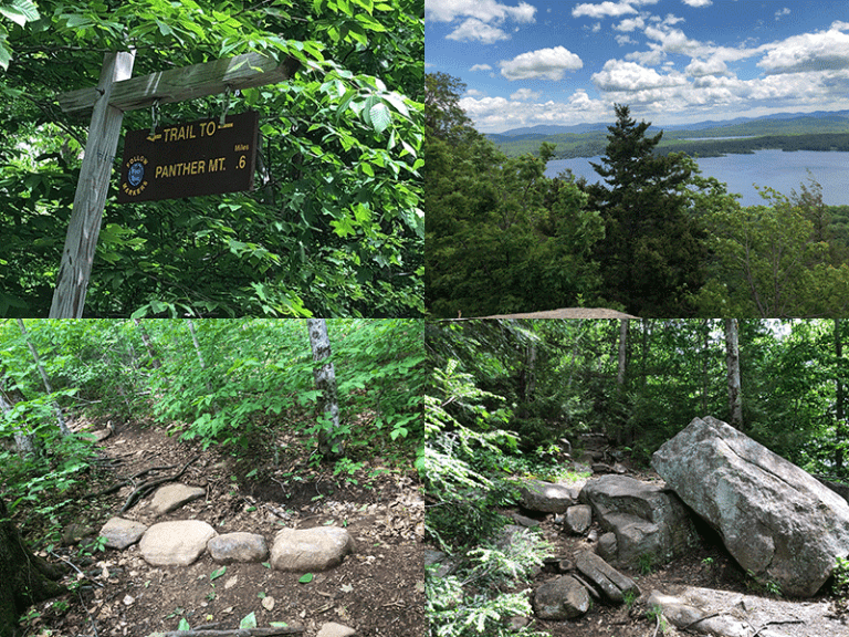 Panther Mountain (Echo Cliffs) is a short hike to a great view of Piseco Lake and the southern ...