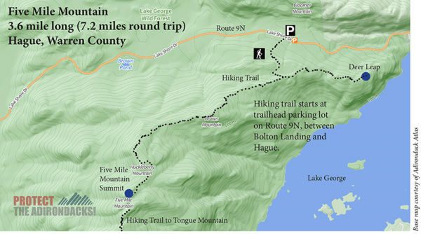 Hike Five Mile Mountain - Protect the Adirondacks!