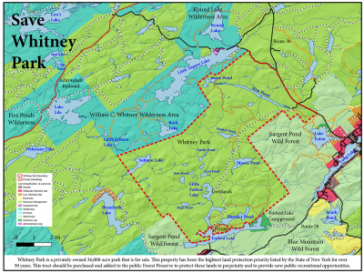 The future of the 36,000-acre Whitney Park - Protect the Adirondacks!