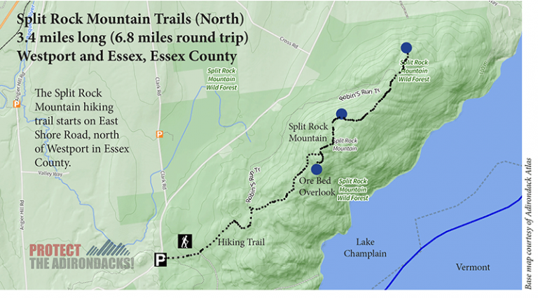 Hike Split Rock Mountain (North Trails) - Protect the Adirondacks!