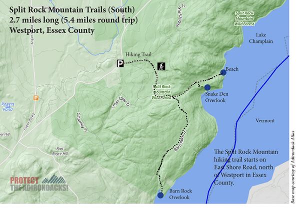 Hike Split Rock Mountain (South Trails) - Protect the Adirondacks!