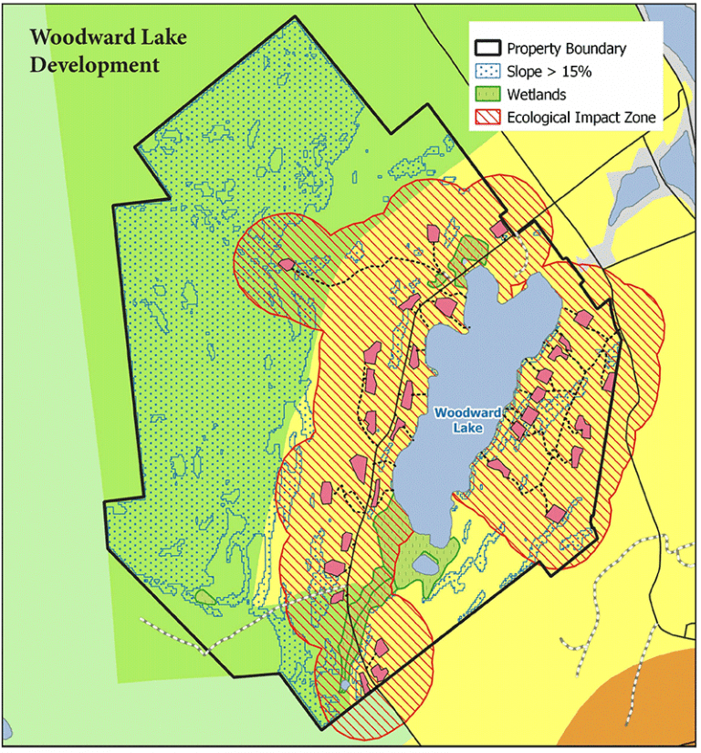 Proposed subdivision of Woodward Lake is a conventional development ...